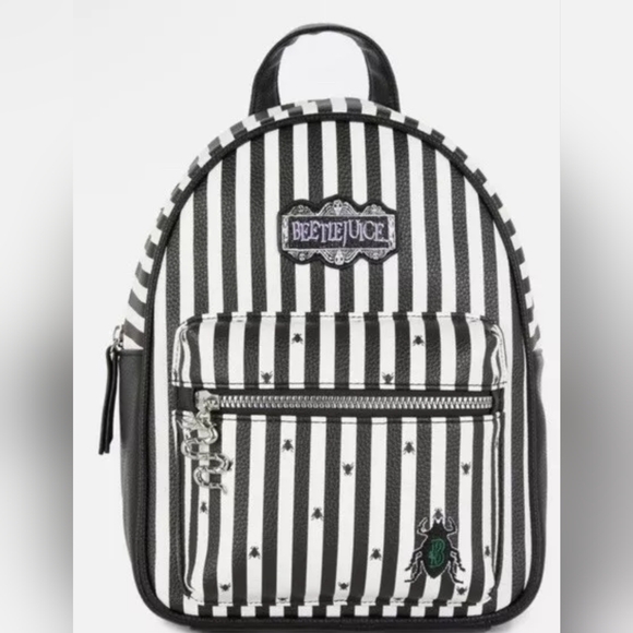 Beetlejuice | Bags | Nwt Beetlejuice Logo Backpack Primark Exclusive ...
